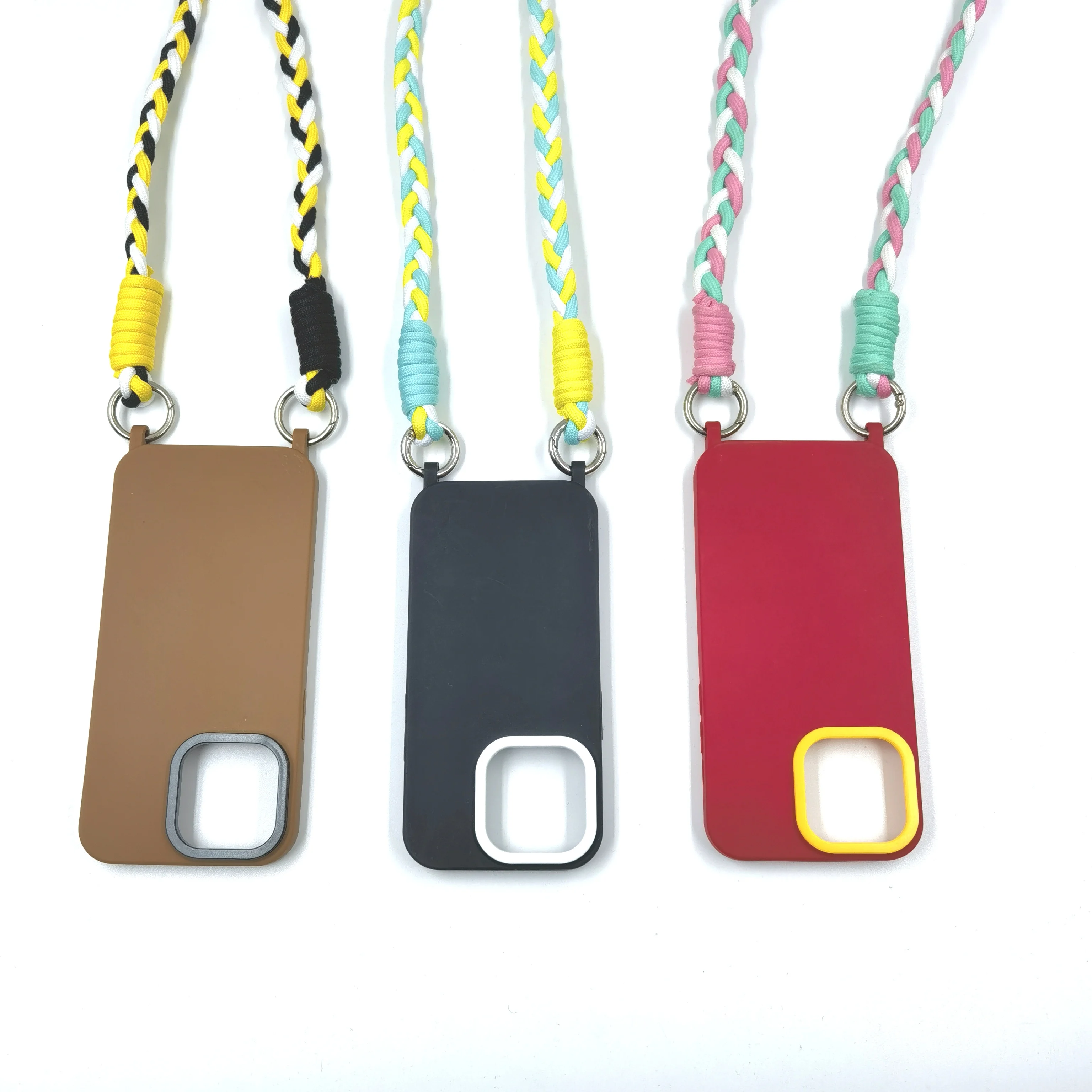 High Quality Color Universal Winding Lanyard Messenger Necklace With ...