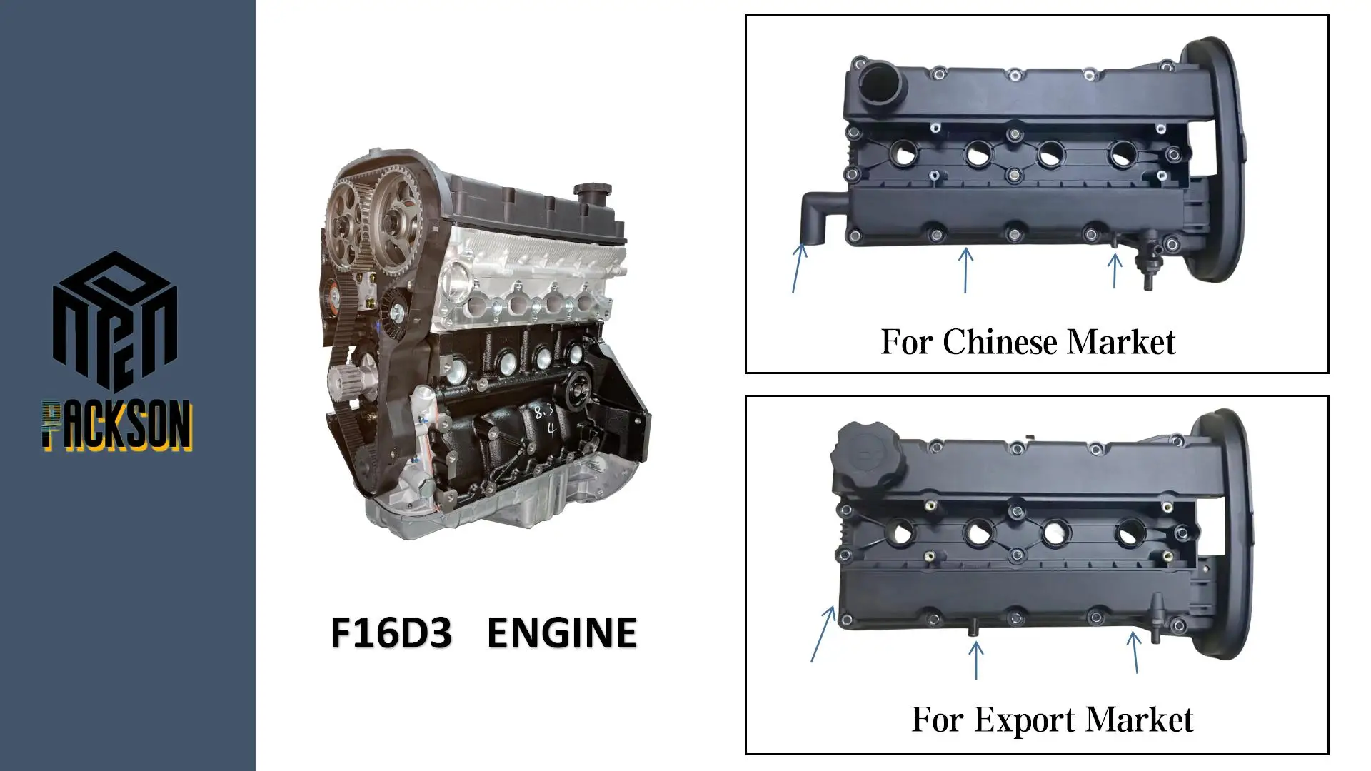 F16D3 1.6L Engine Accessories - Complete Double Oil Passage