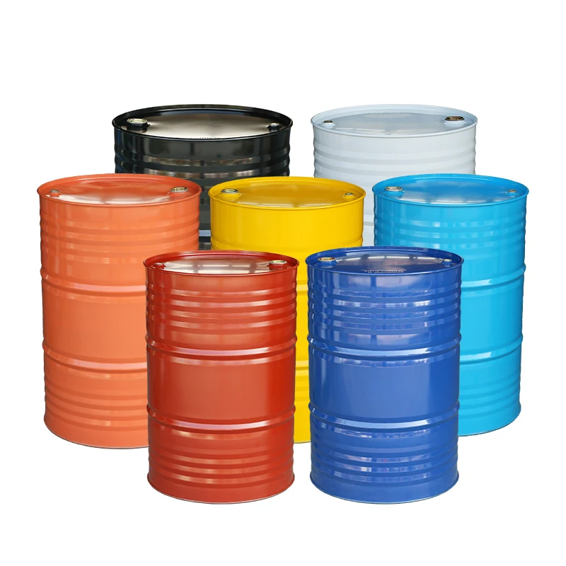 200L Open-Top Steel Drum - Durable & Recyclable Liquid Container