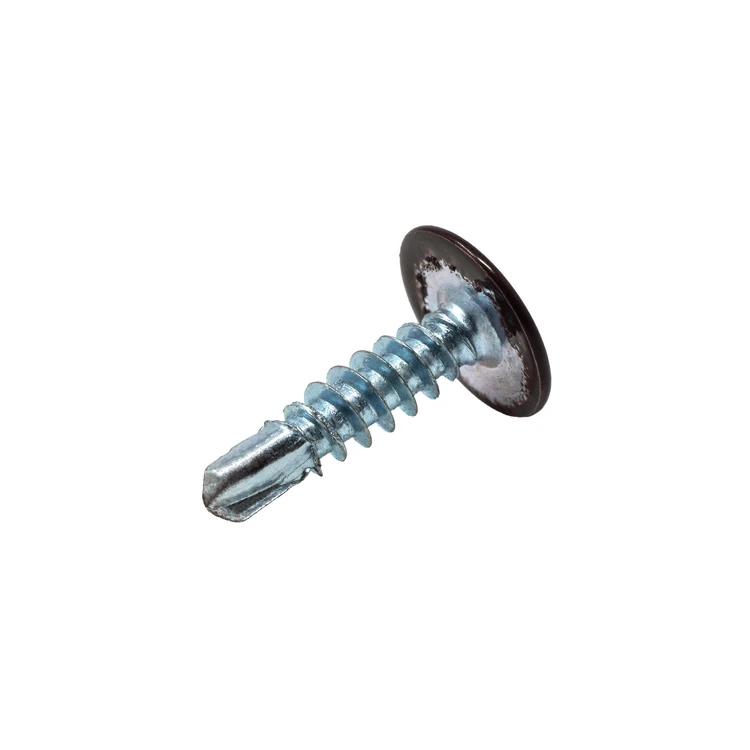 Din 7504 Wafer Flange Head Zinc Plated Self Drilling Screw With Colorful Coated Head - Buy Din ...