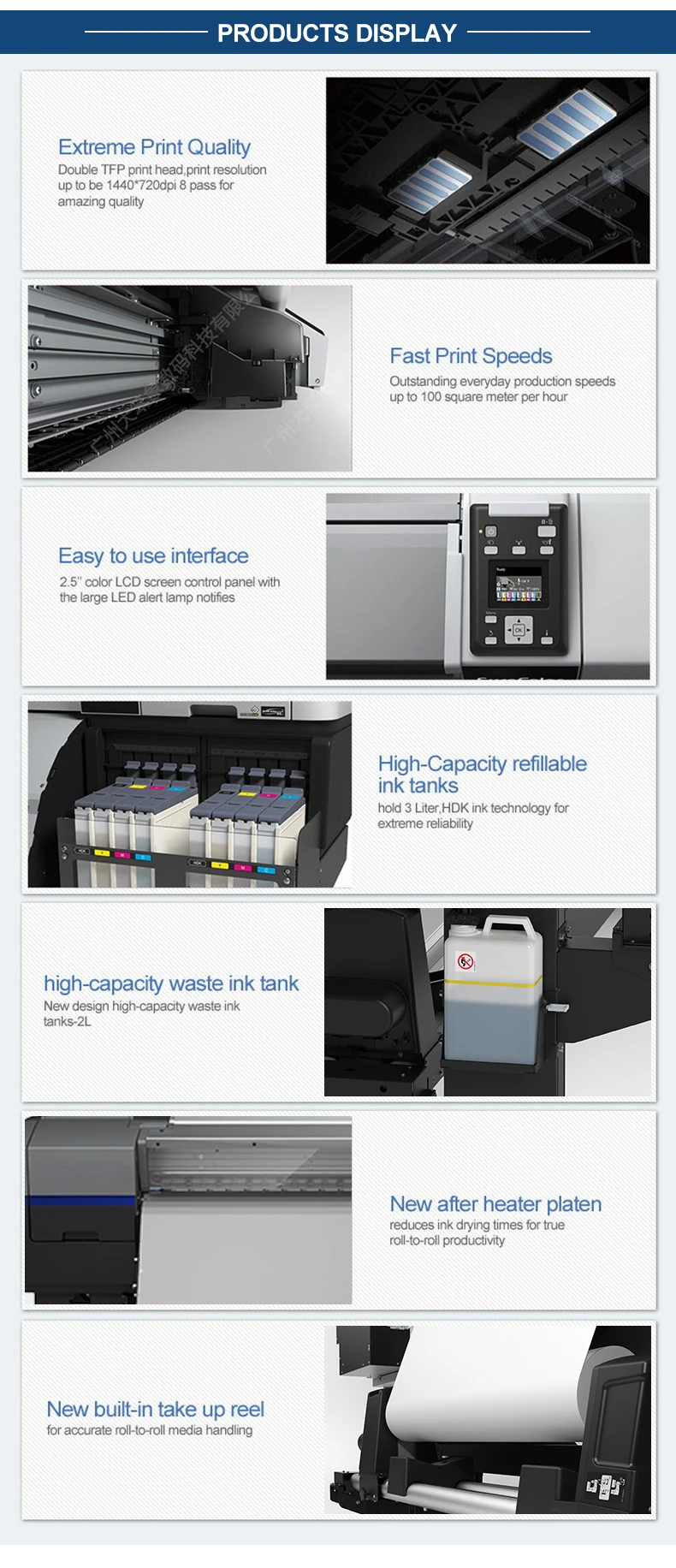 High-productivity Sublimation Printer - Eps Double TFP Head
