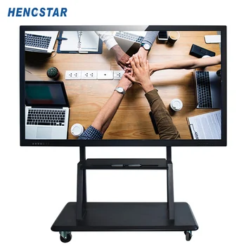 65-inch Interactive Android & Windows Dual System Whiteboard 4k Ui ...