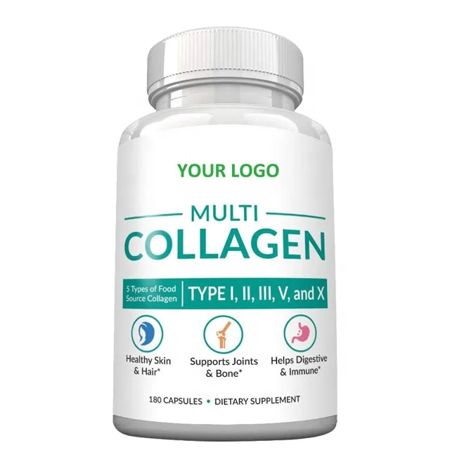 Private Label Collagen for Women & Men Type I, II, III, V, X Multi ...