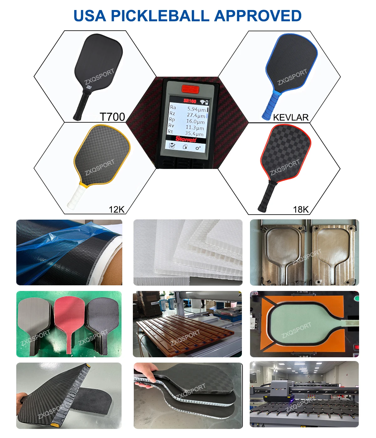 ABPK Captain Pro IV GEN 4 Toray T700 Carbon Fiber Paddles