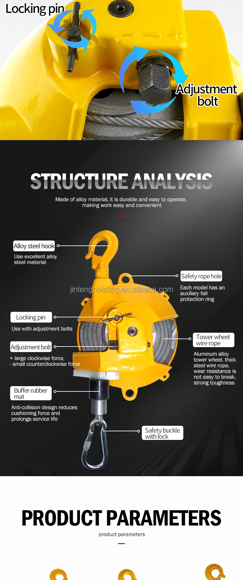 Hand Tools Lifting Equipment Spring Balancer 5kg - Buy Spring Balance ...