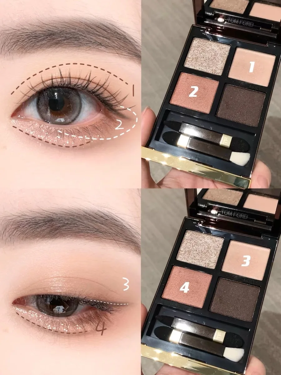 High Quality Tf Eye Color Quad Eyeshadow Palette - 40 Golden Hour - .21 ...