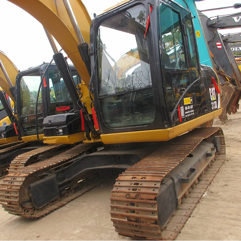 Good Condition Used Caterpillar Crawler Excavator Cat313d Excavating ...