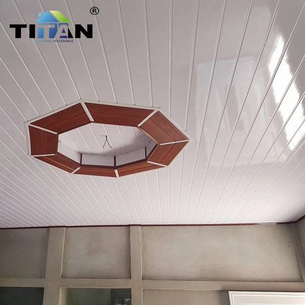 White Ceiling Pvc Interior Plafond Cielo Raso En Pvc Ceiling Panel ...