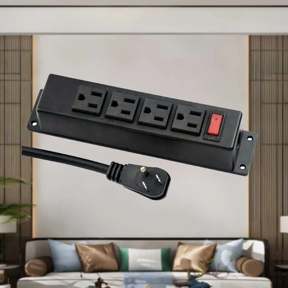 Oswell Desktop Power Extension Socket Us Type Desk Power Outlet Charger ...