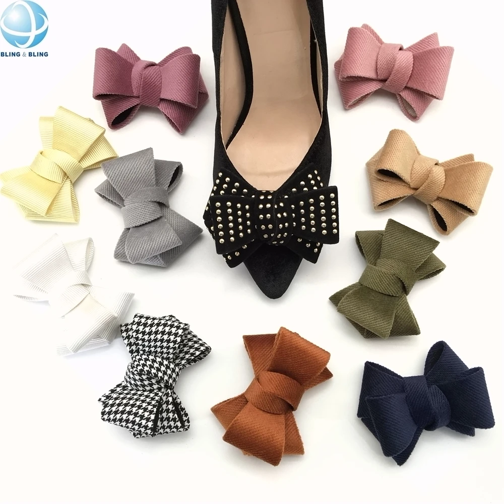 Shoe Bow Clips - Elegant Removable Shoe Clips for Heels