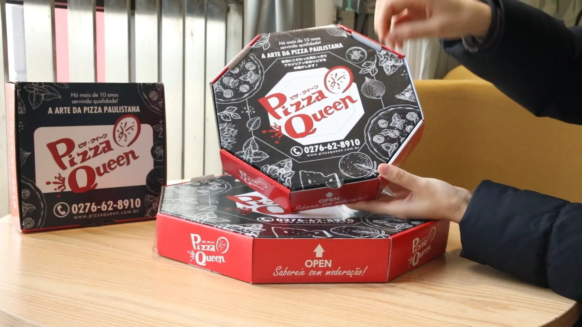 Pizza Box Printed Paper Boxes Design Wholesale Customized Octagonal ...