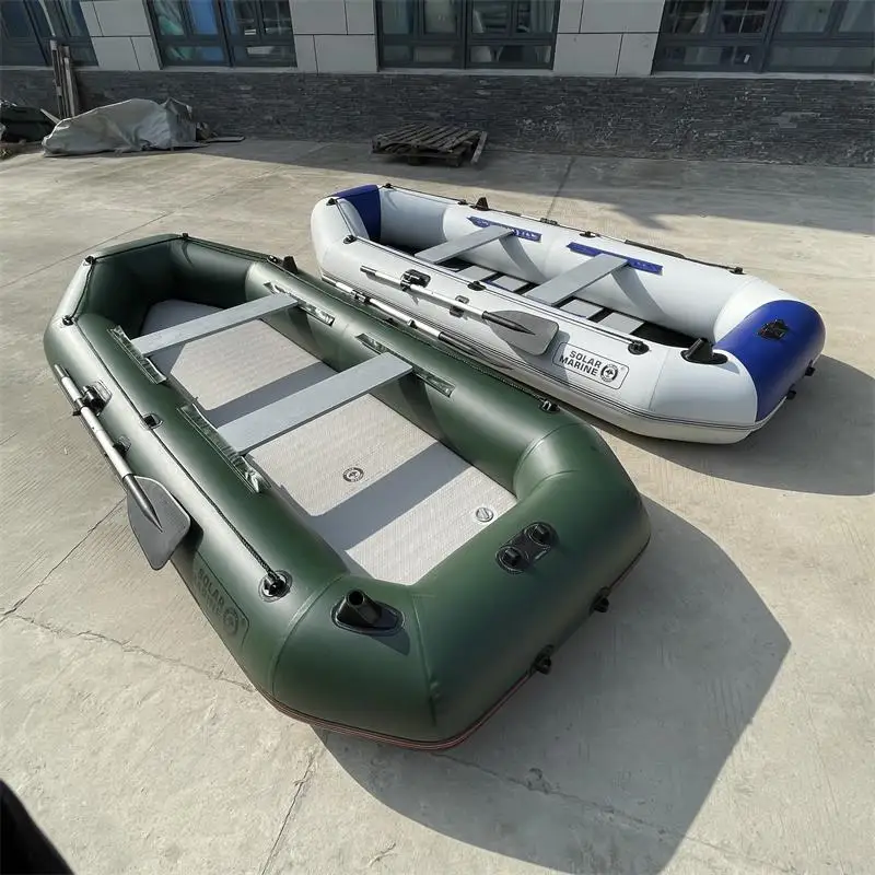10ft Solar-Powered PVC Racing Kayak - Portable & Durable