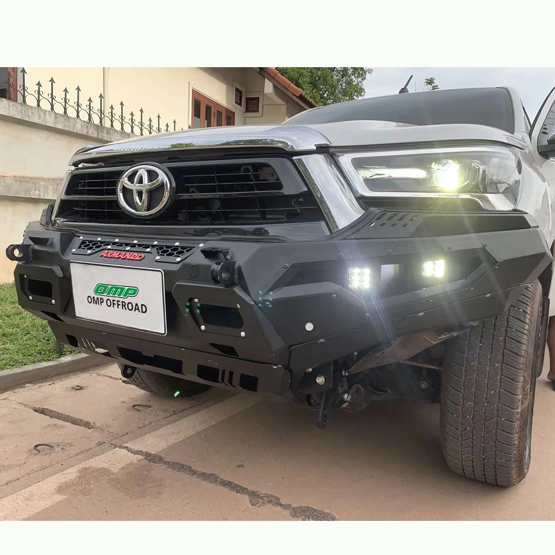 Front Bumper for Toyota Hilux Vigo Revo Rocco and Rogue| Alibaba.com