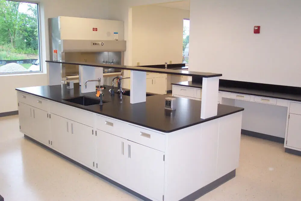 Lab041 Laboratory Benches Table With Chemical Resistant Counter Top For ...