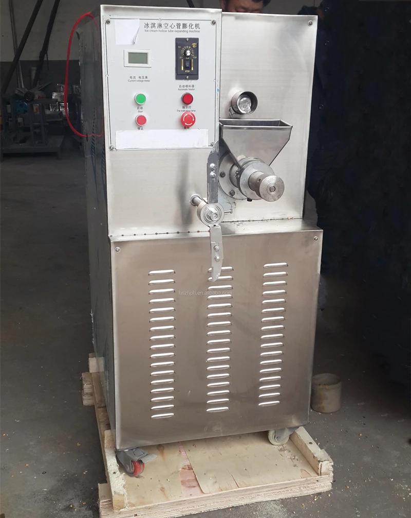 Large Output Ice Cream Corn Extruder Machine Hollow Tube Corn Stick ...