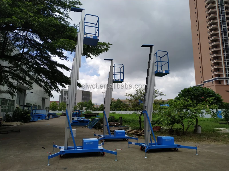 Vertical Aluminum Mast Lift Man Lifting Work Platform - Buy Protable ...
