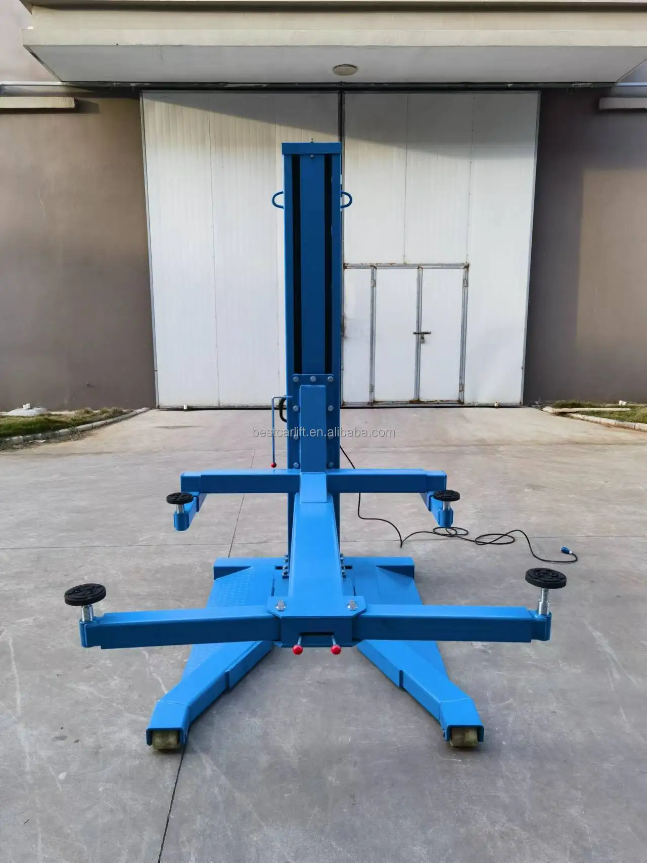 Mobile One Post Single Post Car Lifts With 3500kg One Cylinder ...