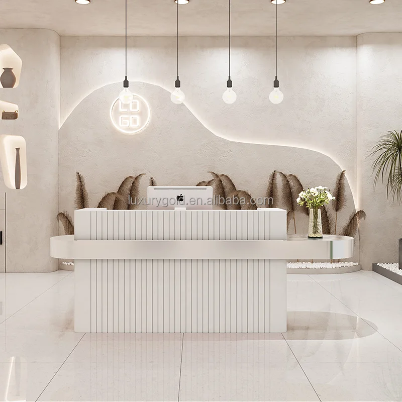 Wholesale Modern Luxury Front Desk Cashier Checkout Counters Spa ...