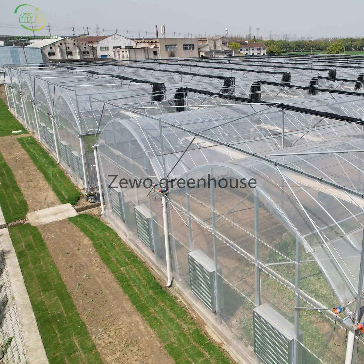 Cheap Industrial Multi Span Greenhouse Plastic Film Green House ...