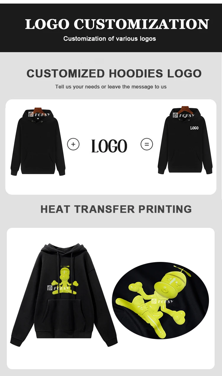 Men's Hoodies Custom Streetwear Color Hoodies With Custom Label ...