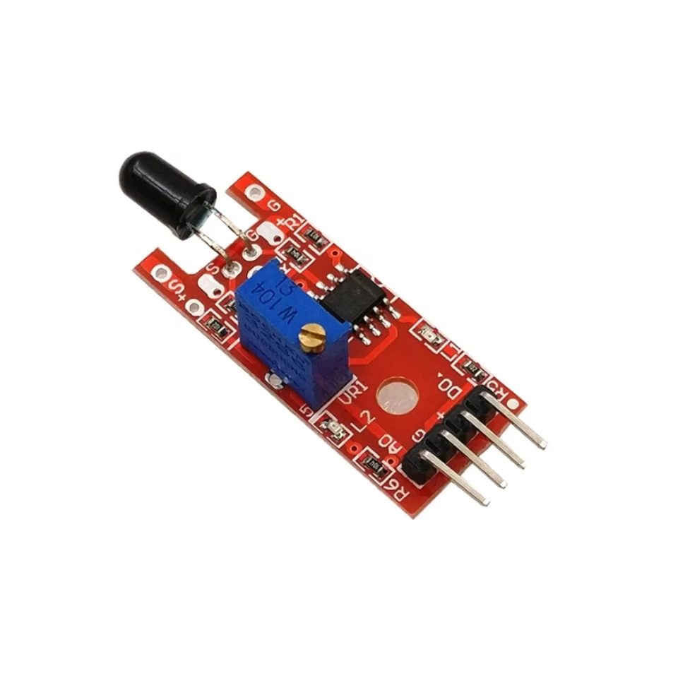 HW-484 Red Plate Flame Sensor Module Intelligent Car Fire Source ...