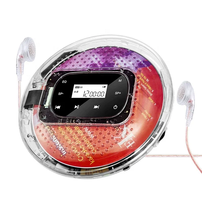 Portable Transparent Cd Player For Personal Compact Cd Player With ...