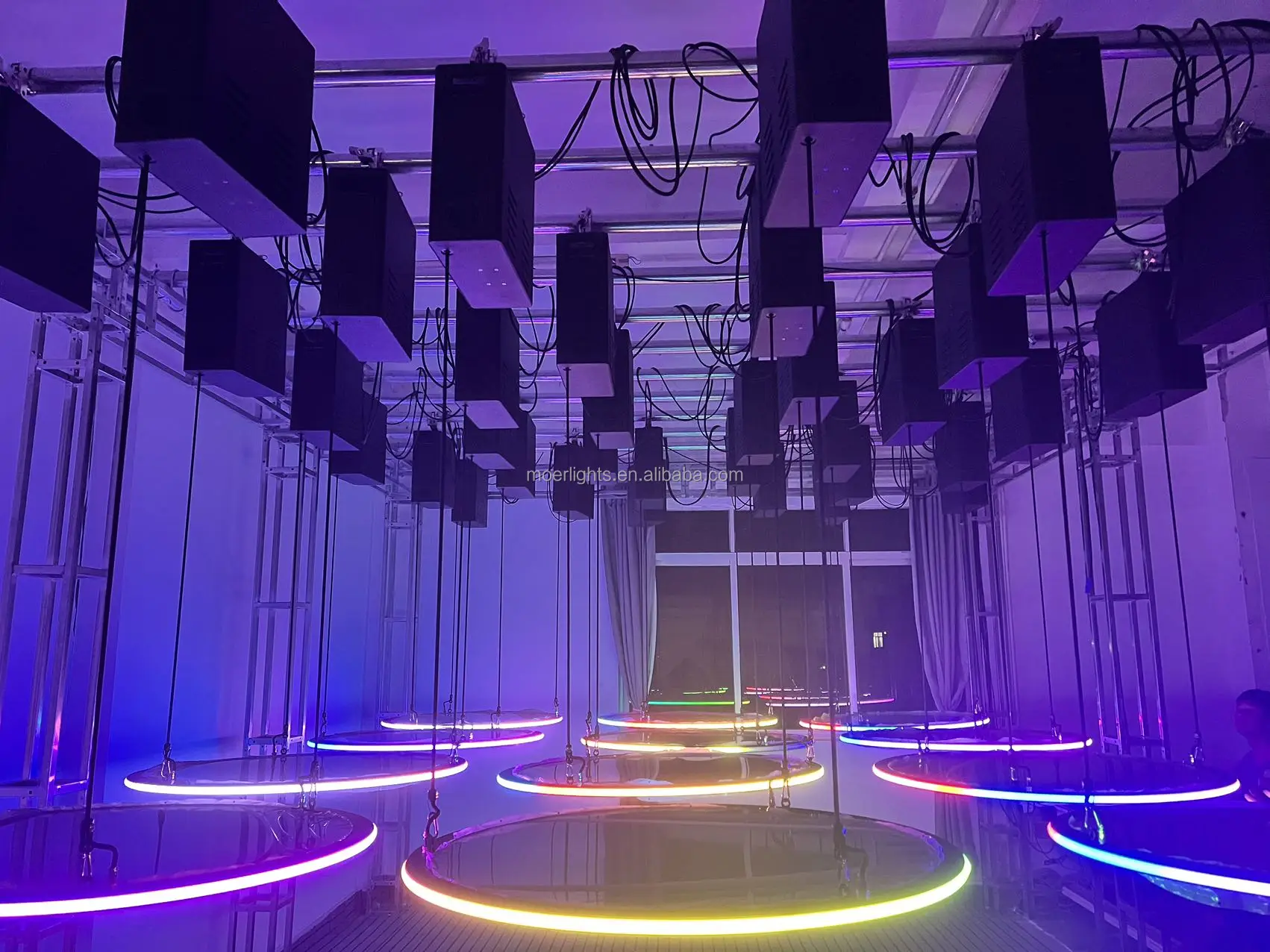 DMX LED Kinetic Mirrors Light Disco - 150W RGB Solutions