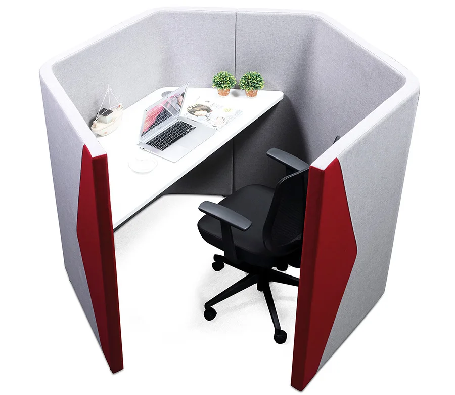 Soundproof High Back Sofa Chair Seating Modern Acoustic Modular Office ...