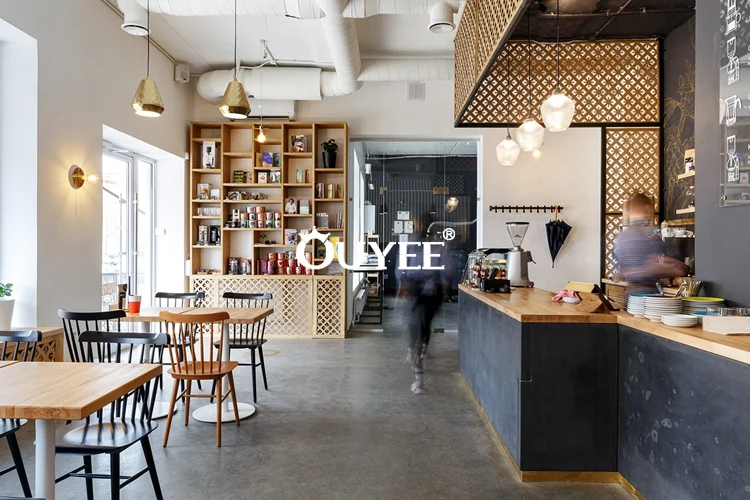 Customizable Coffee Shop Counter - 20ft Shipping Container