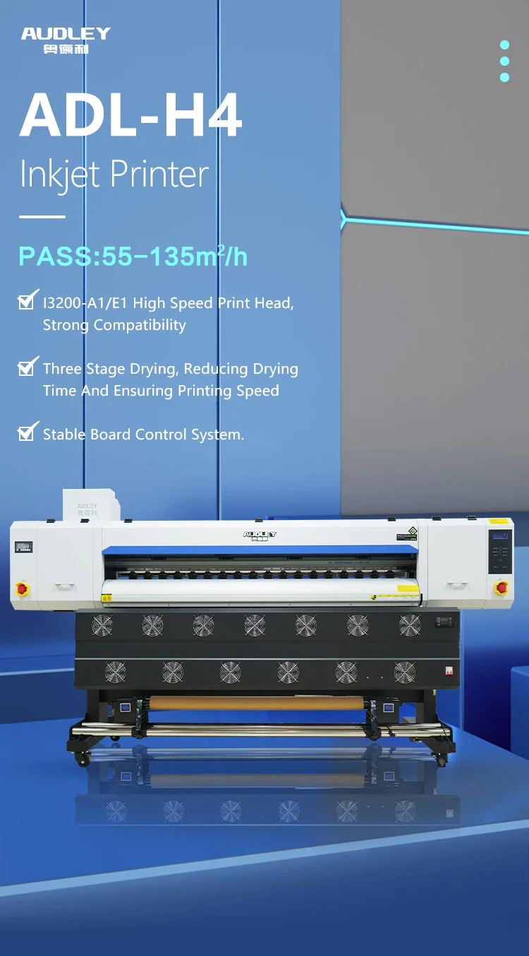 AUDLEY 1.8m Digital Printer - Efficient Eco Solvent Banner Printer