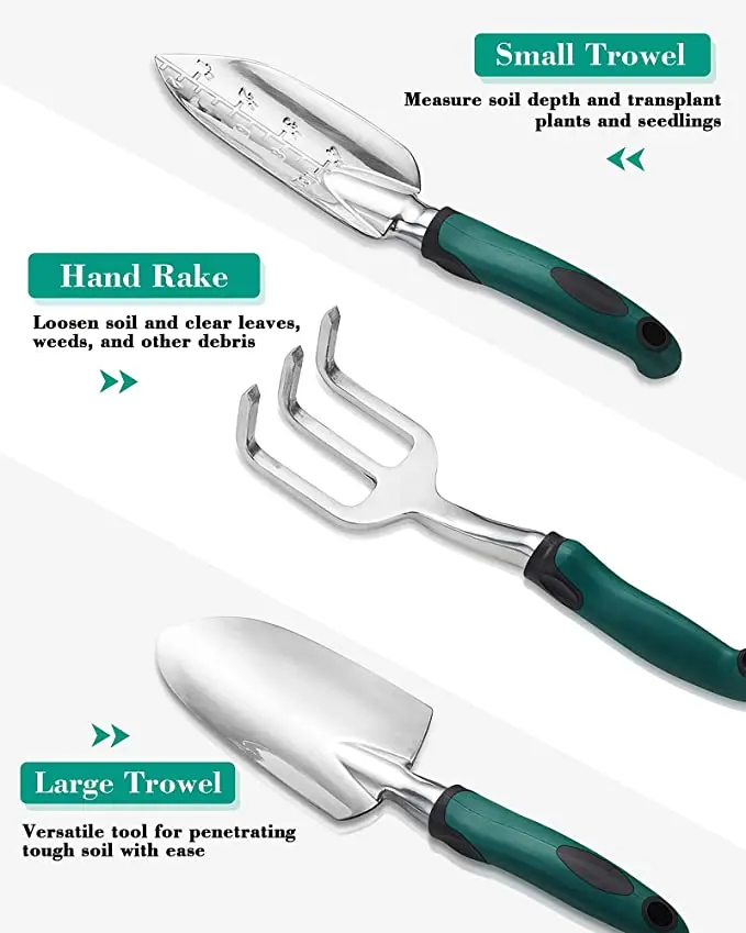 SUNSHINE Garden Set Tools - High Quality Outdoor Hand Tools