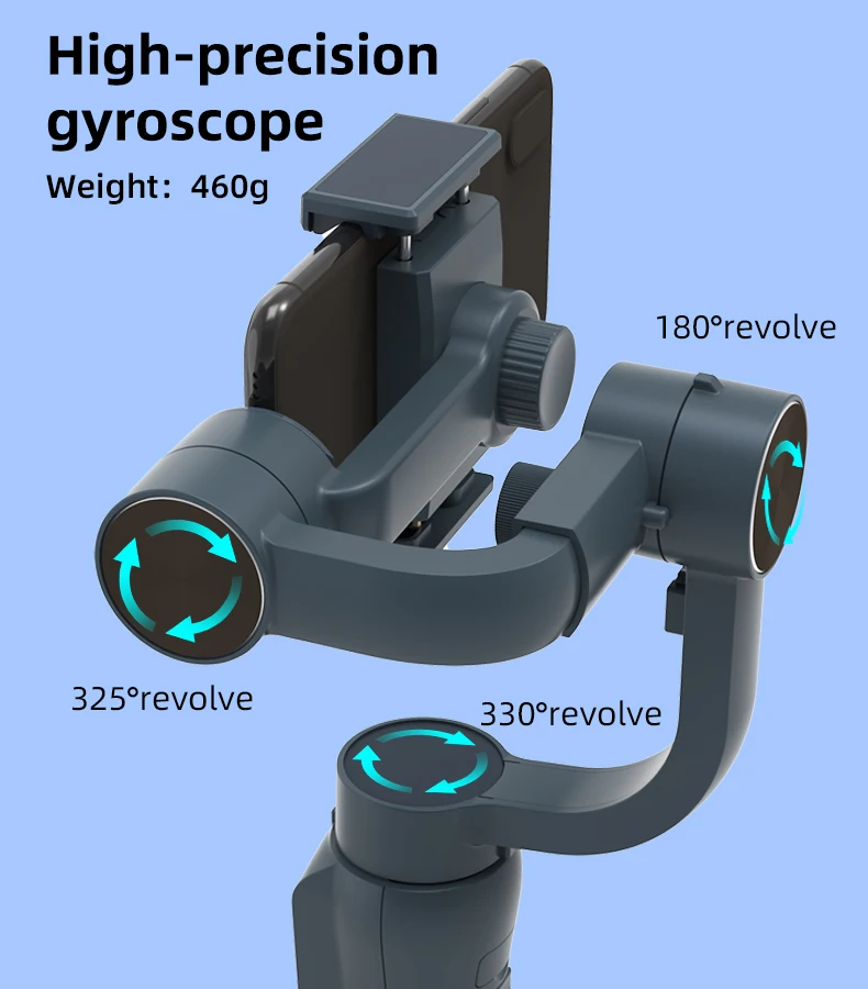 Yesido High-precision Gyroscope Face Tracking Tripod Intelligent 3-axis ...