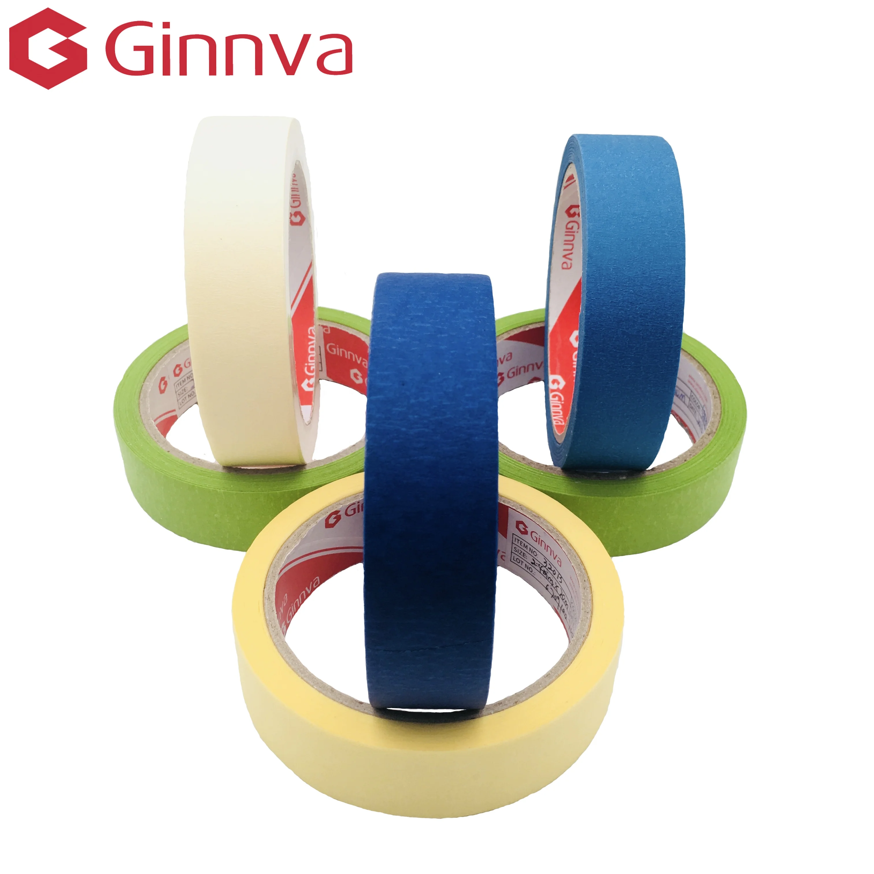 Ginnva Cinta Adhesive - Buy Adhesive,Adhesive Masking Tape,Crepe Paper ...