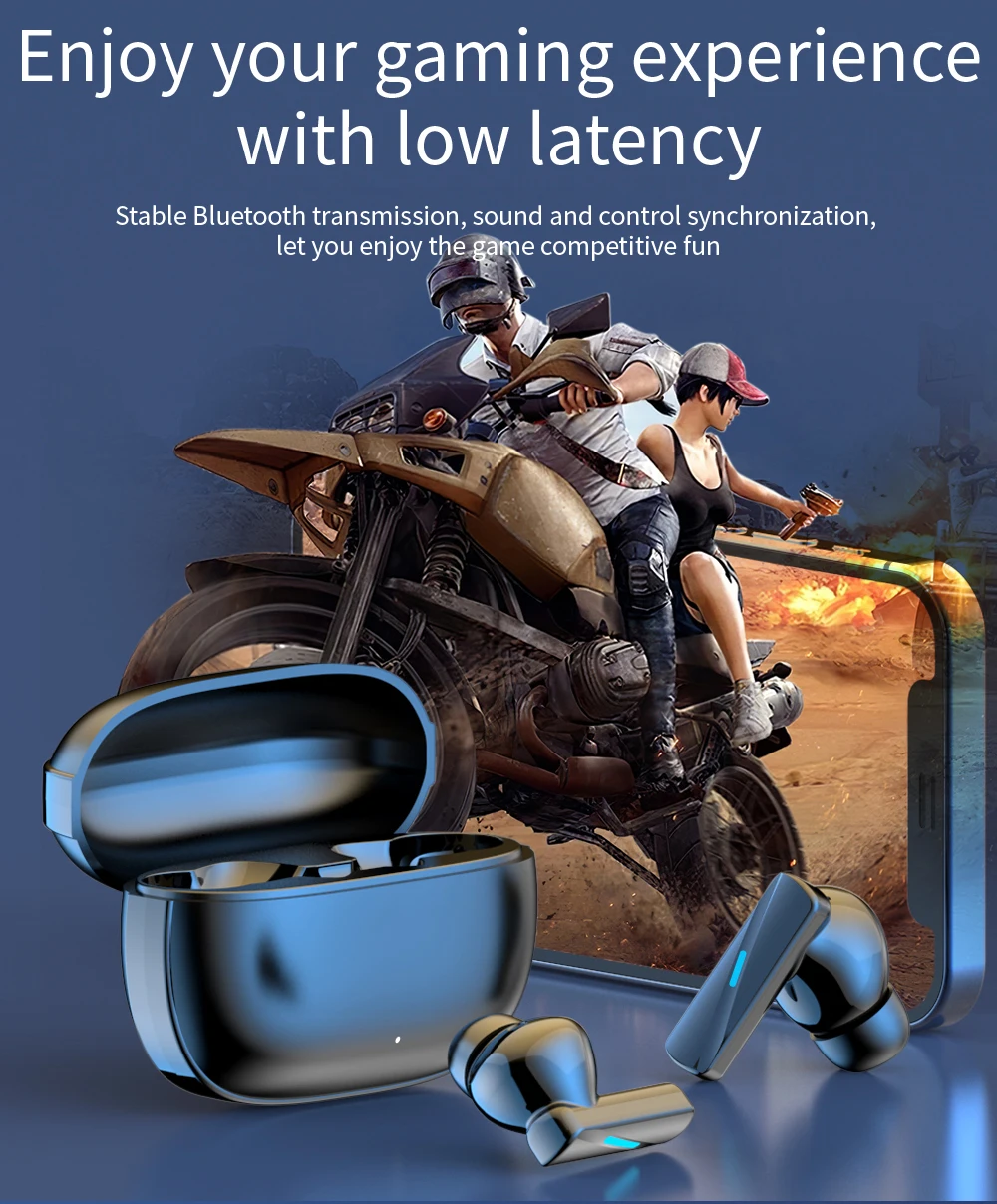 Mini Size Design Tws Wireless Headphone With Simple Shape Low Latency ...