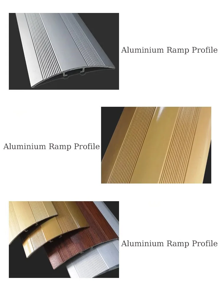 Aluminium Ramp Profile Floor Accessory Decoration Anti-slip Waterproof ...