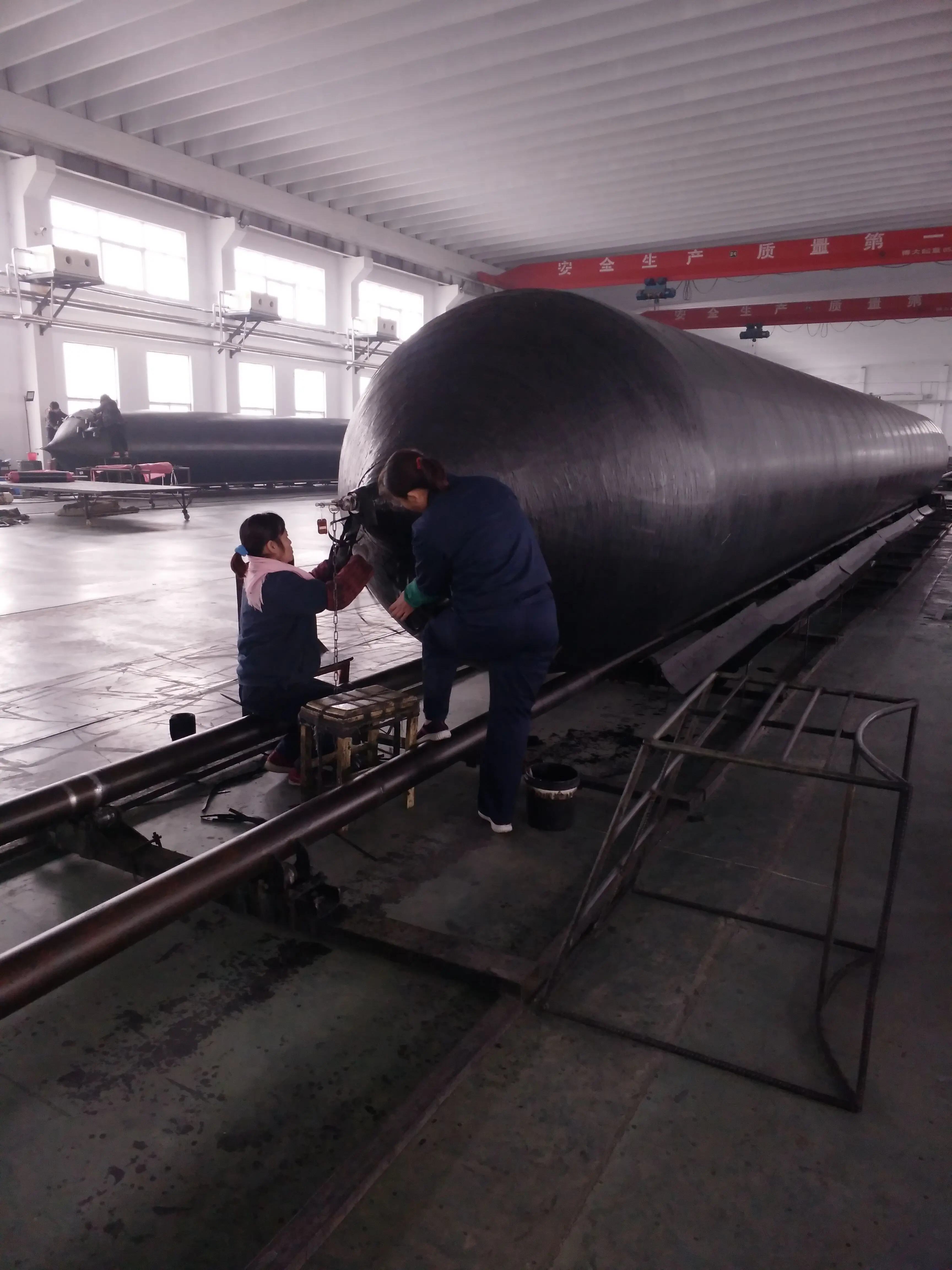 Ship Launching Inflatable Marine Air Lifting Bag For Salvage And ...