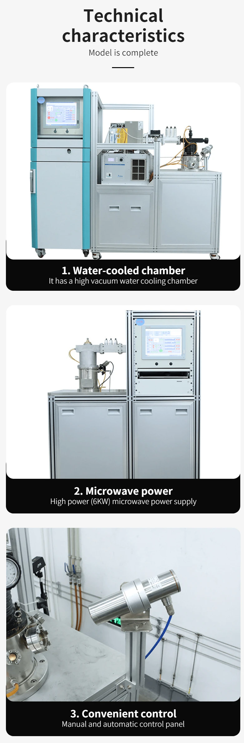 Microwave Plasma CVD Diamond Growing Machine for High-Quality Films