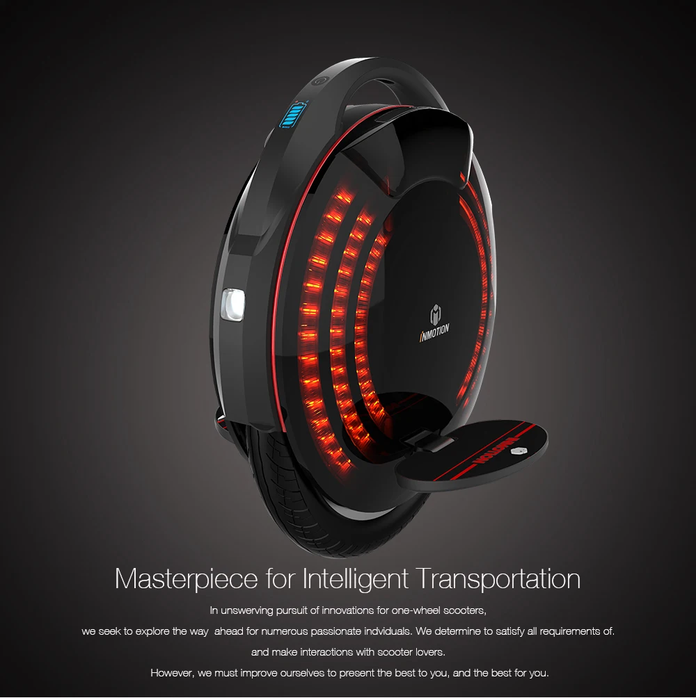 INMOTION V8F Electric Unicycle - Balance & Speed Redefined