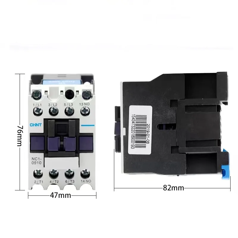 Chint Contactor Switches 40 Amp Contactor 2no 2nc Nc1-4011 09a~95a ...