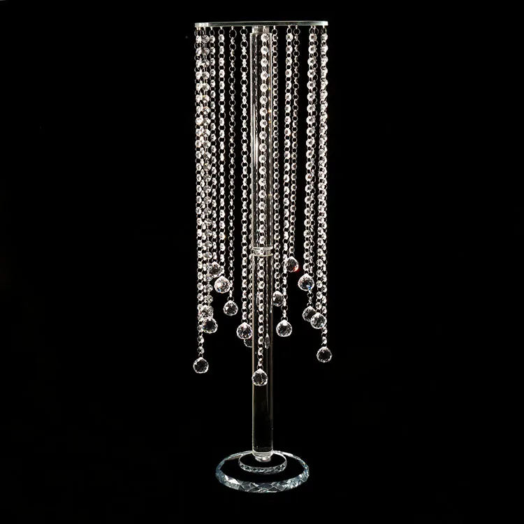 Crystal Chandelier Flower Stand Centerpiece Weddings Wedding Crystal ...