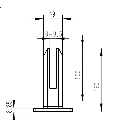 Fence Clamp Spigot Glass Railing Stainless Steel Glass Spigot For Glass ...