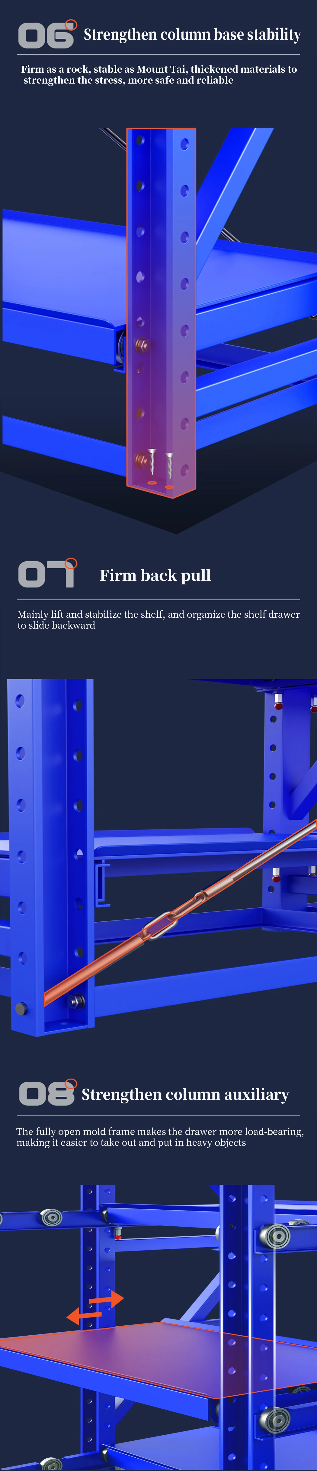 Pallet Racking Warehouse Storage Pallet Rack Drawer Mould Rack For ...