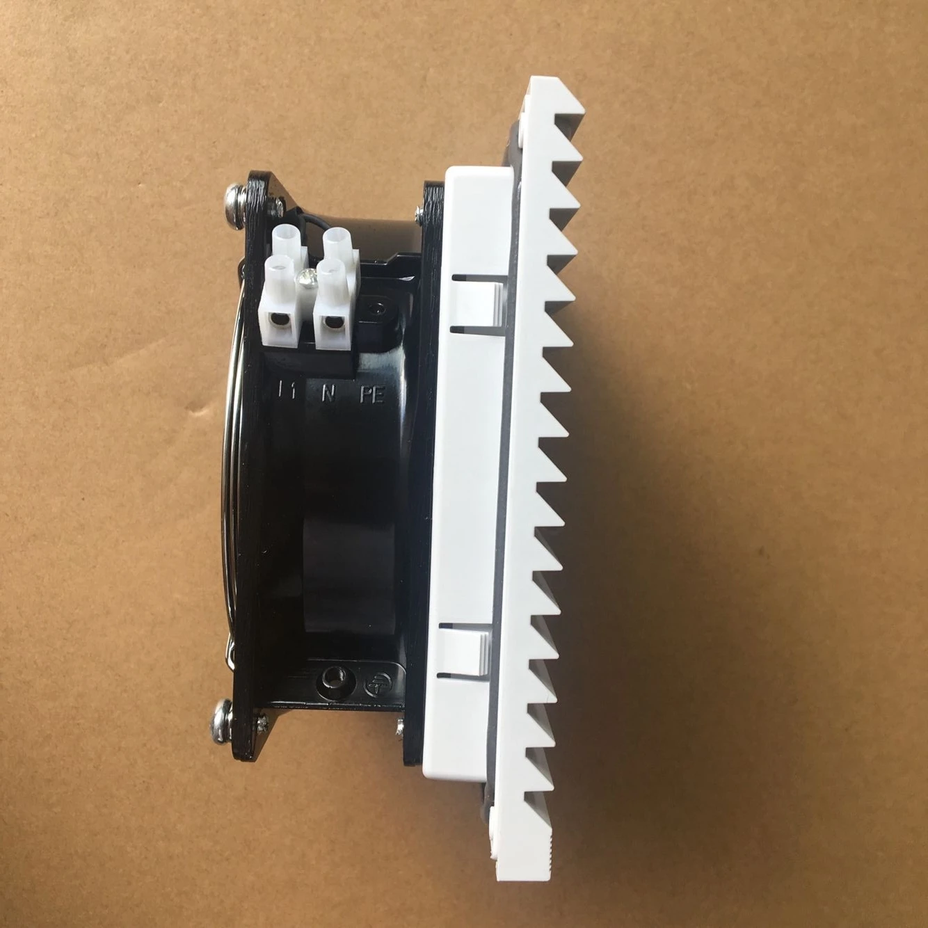 Fjk6622pb230 Axial Fan Filter Units Ventilation 148.5*148.5mm Ral7035 ...