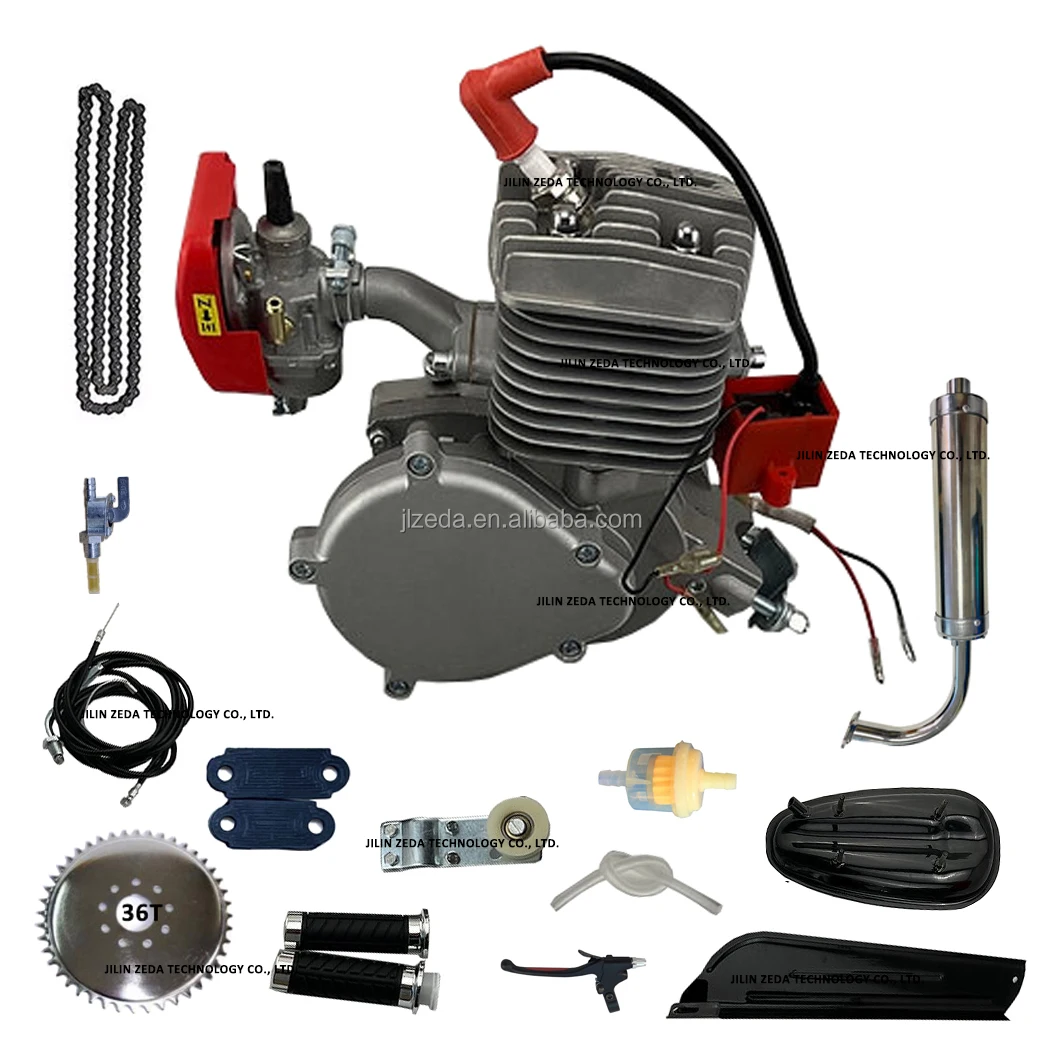 Avenger 85 True 85cc 2 Stroke Engine Kit For Motorised Bike Gas Bicycle 52mm - Buy Avenger 85 ...