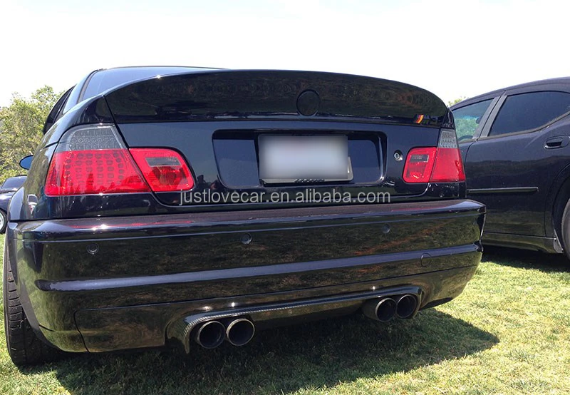 Justlovecar Csl Style Spoiler For Bmw E46 2dr 4dr Abs Car Rear Trunk ...