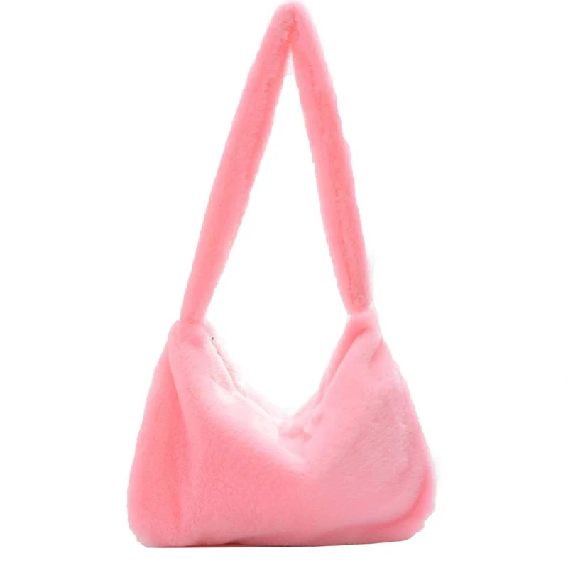 Cute Purple Love Pattern Underarm Bag Korean Girlish Style Autumn ...