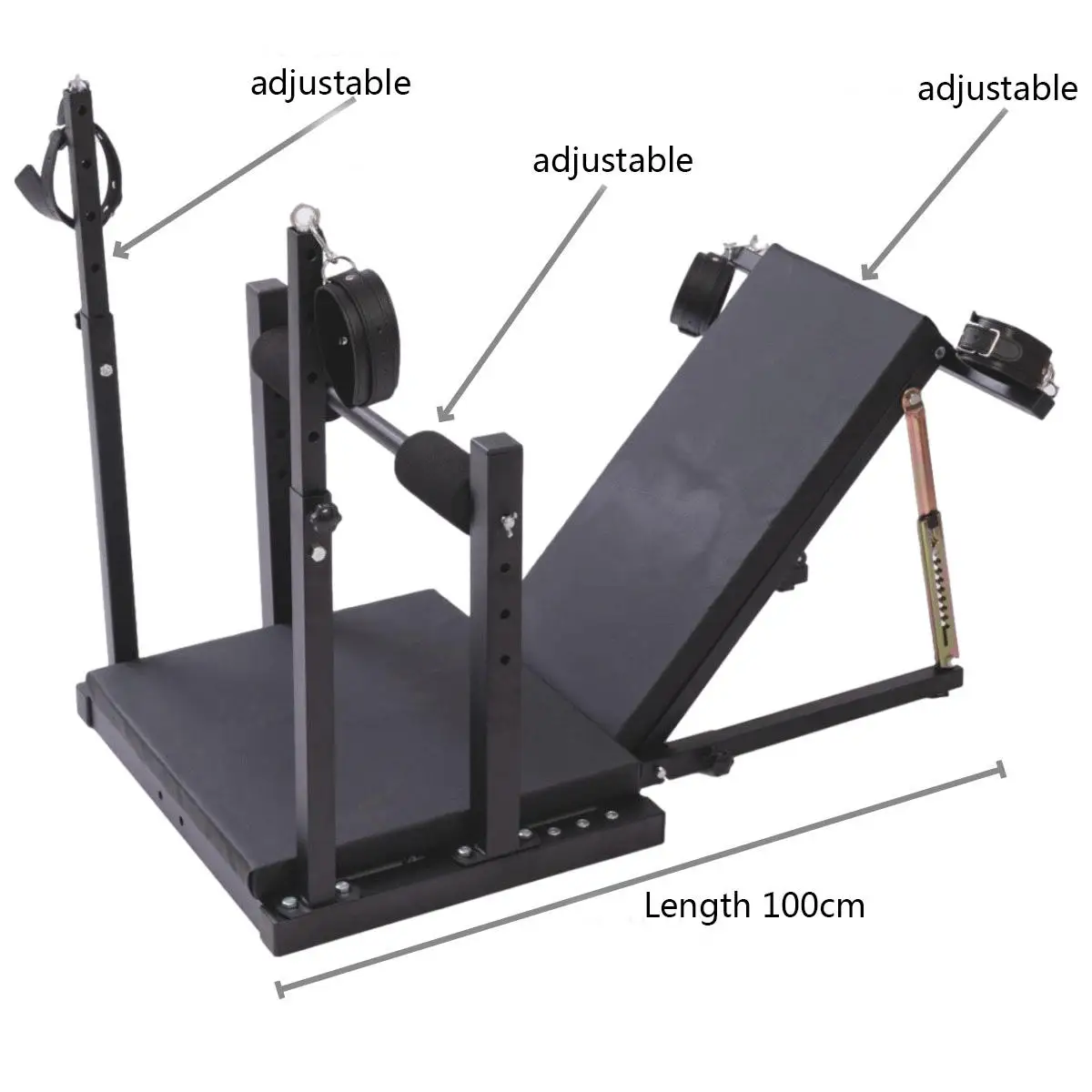 BDSM Crab Shape Split Leg Chair Bed with Sex Machine and Bondage Set ...