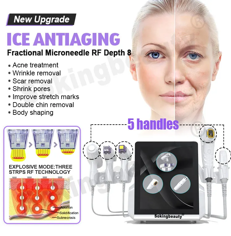 4 In 1 Anti Aging Face Lift Rejuvenation Massager Face Neck Forehead
