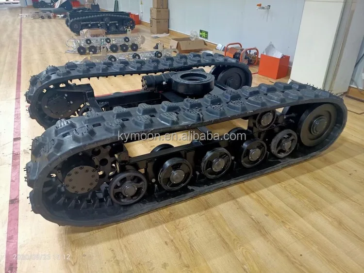 200kgs Tracked Chassis Platform Rubber Crawler - 50kgs to 800KG