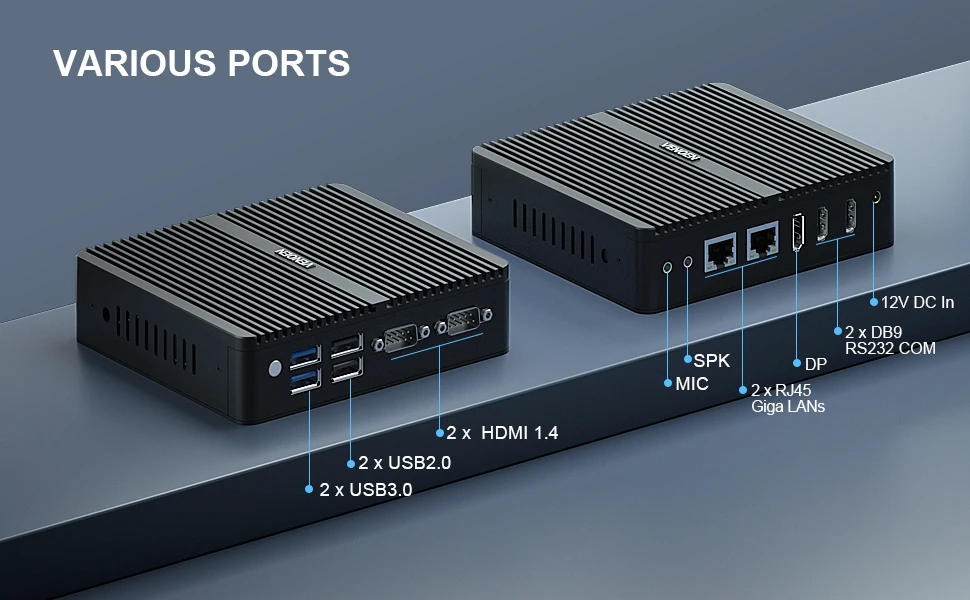 Mini Pc N100 N95 12th Gen Win11 Dual Hd Dp Dual Lan Rs232 Com Usb Wifi ...